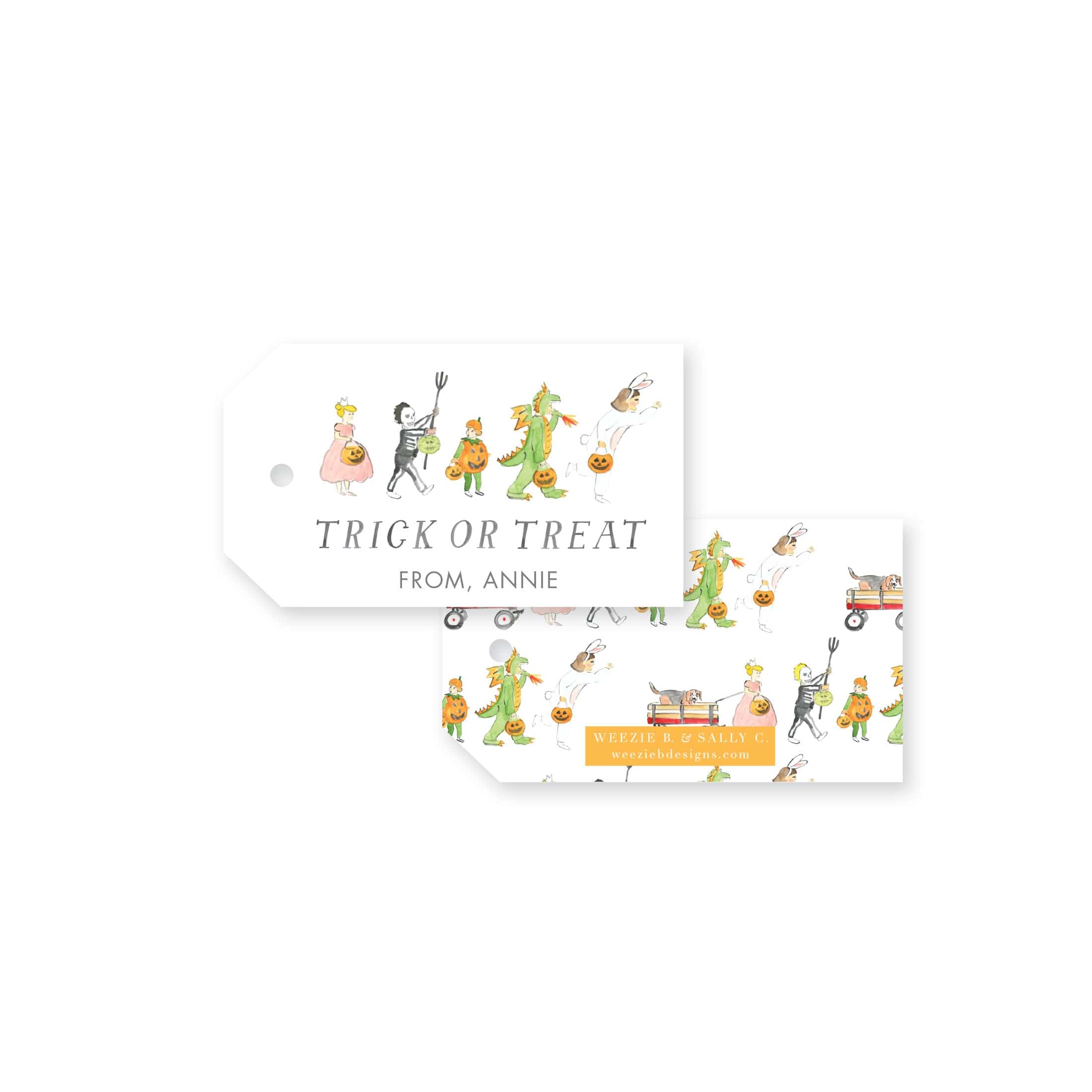 Trick Or Treat Gift Tag – Weezie B. Studio
