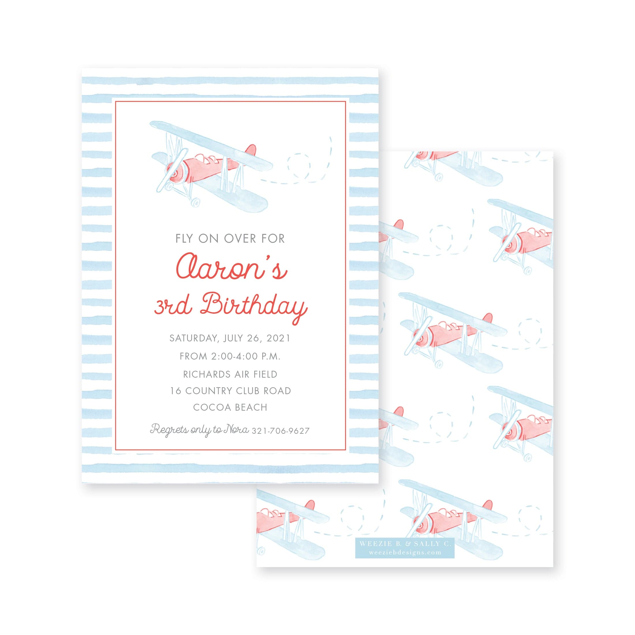 Fly On Over Birthday – Weezie B. Studio