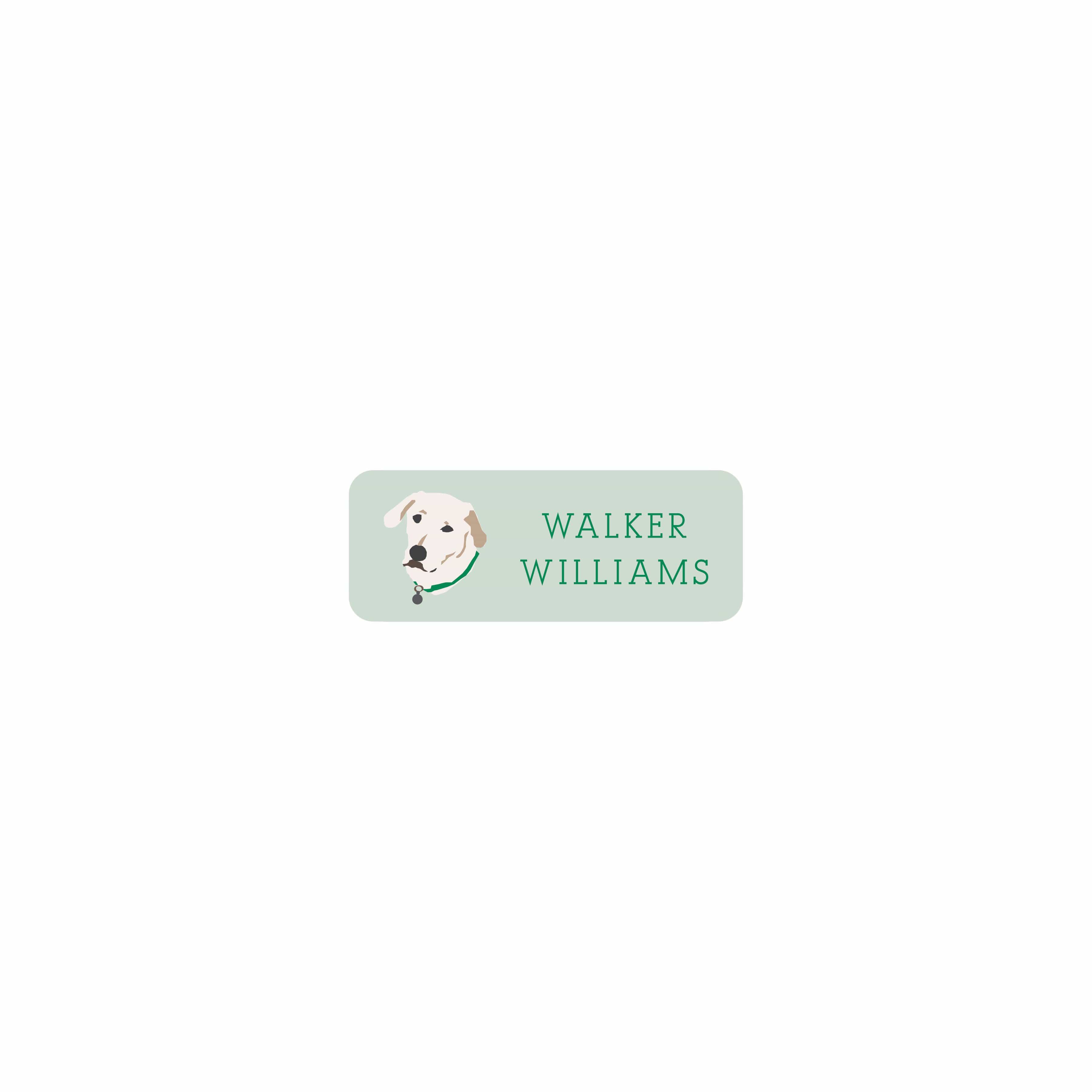 Dog Illustrated Permanent Stickers – Weezie B. Studio